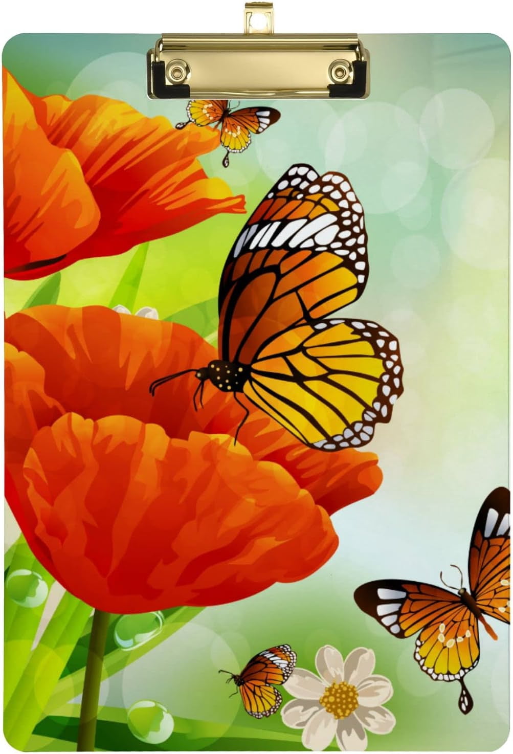 FMSHPON Butterflies Clipboard Hardboard Wood Nursing Clip Board and ...