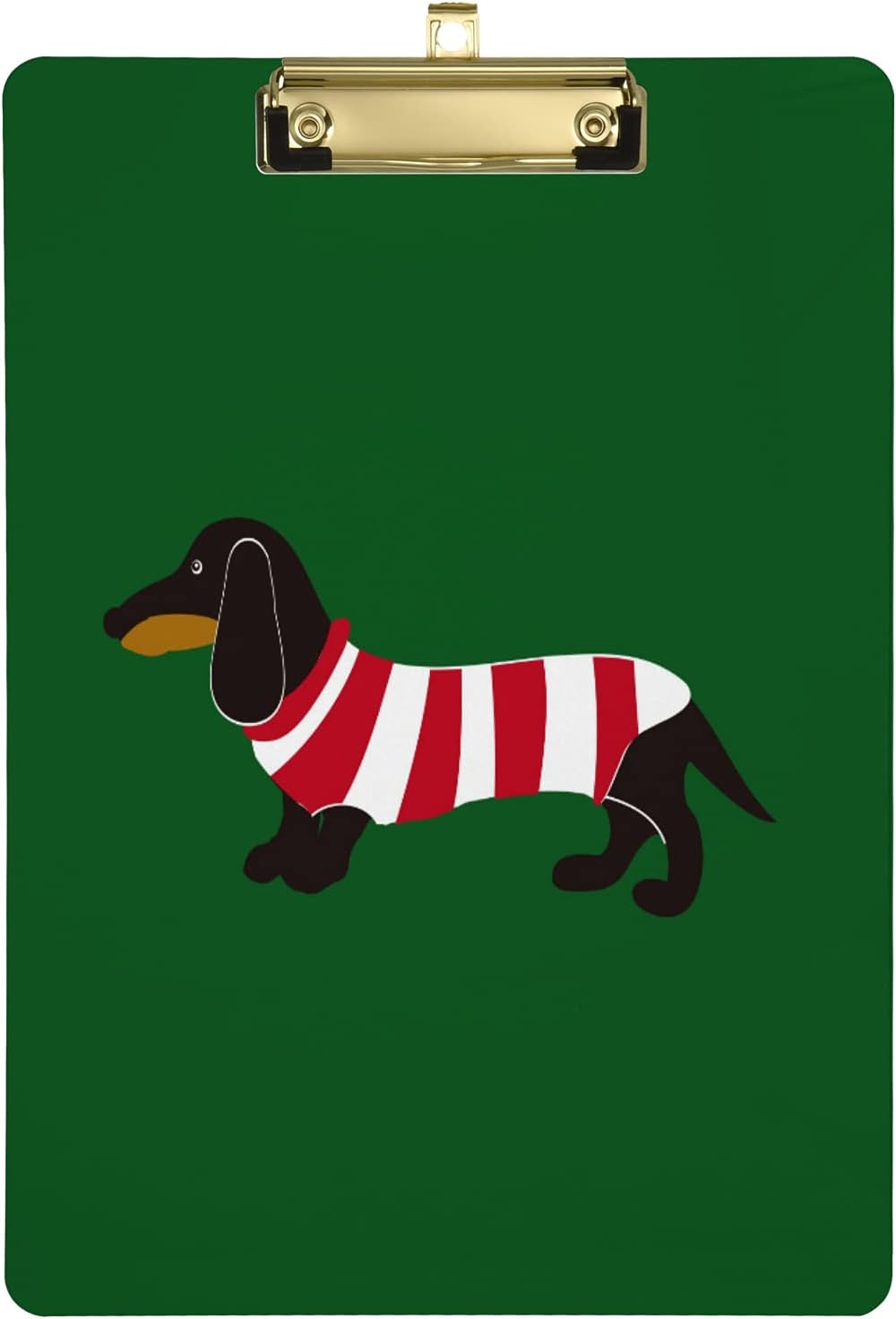 FMSHPON Cartoon Dachshund Dog Green Clipboard Hardboard Wood Nursing ...