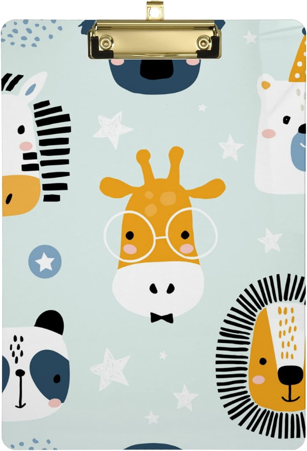 FMSHPON Cute Horse Lion Unicorn Clipboard Hardboard Wood Nursing Clip ...