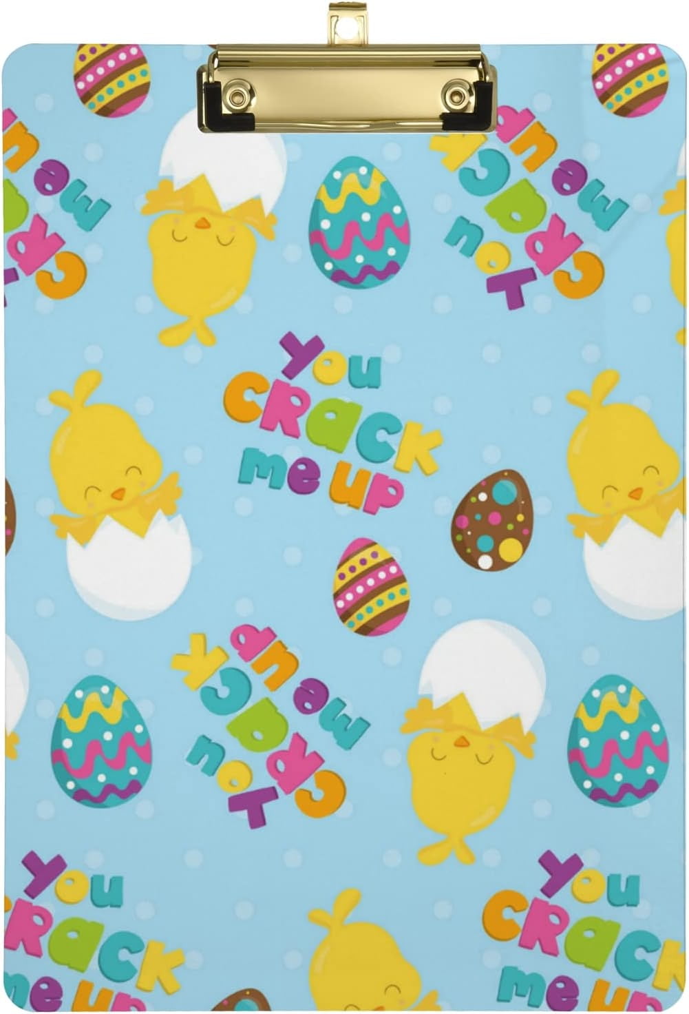 FMSHPON Easter Chick Rabbit Bunny Clipboard Hardboard Wood Nursing Clip ...