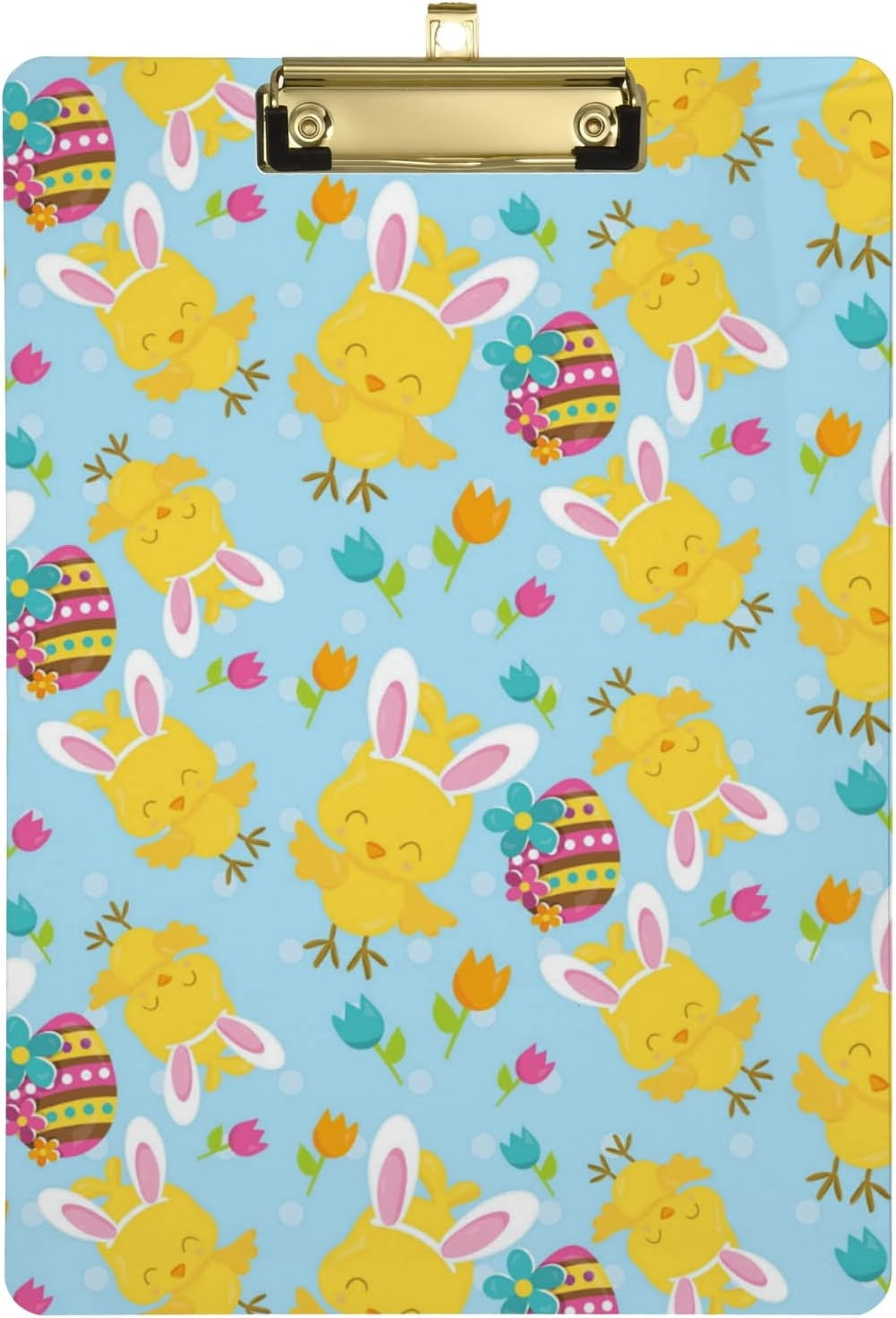 FMSHPON Easter Chick Rabbit Clipboard Hardboard Wood Nursing Clip Board ...