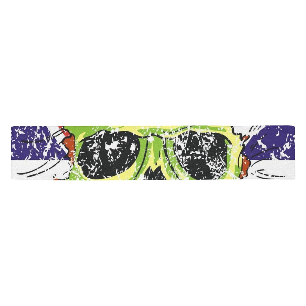 MKHERT England flag skull Table Runner for Wedding Party Banquet ...
