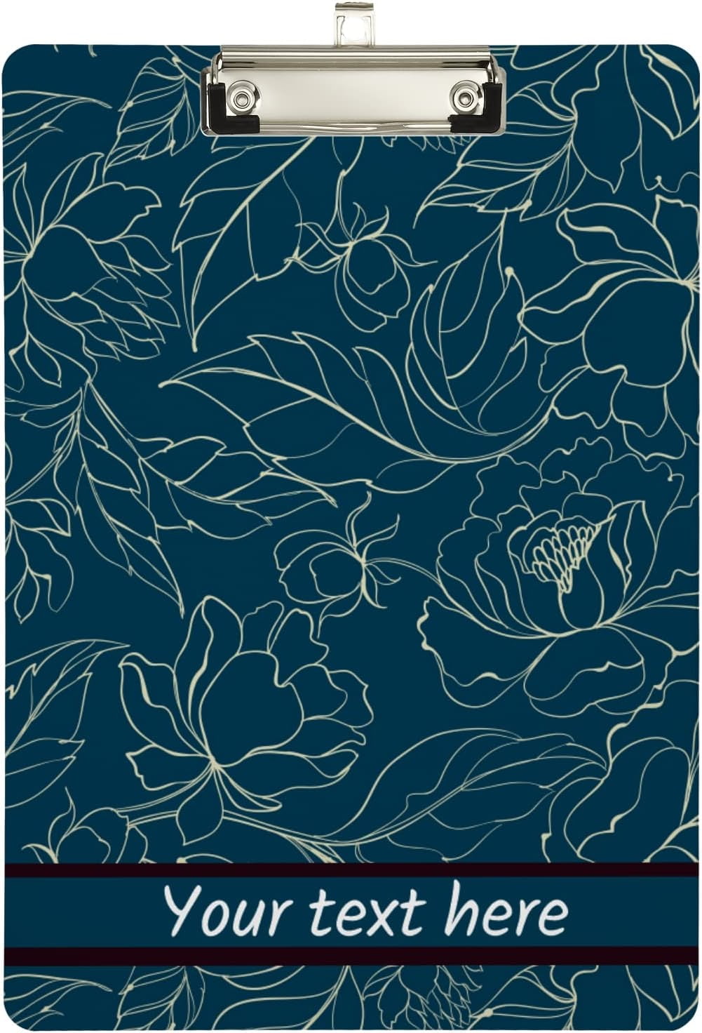 FMSHPON Flowers Clipboard Hardboard Wood Nursing Clip Board and Pull ...