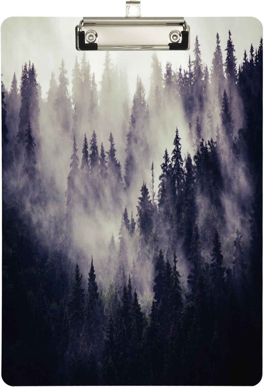 FMSHPON Forest Mountain Trees Clipboard Hardboard Wood Nursing Clip ...