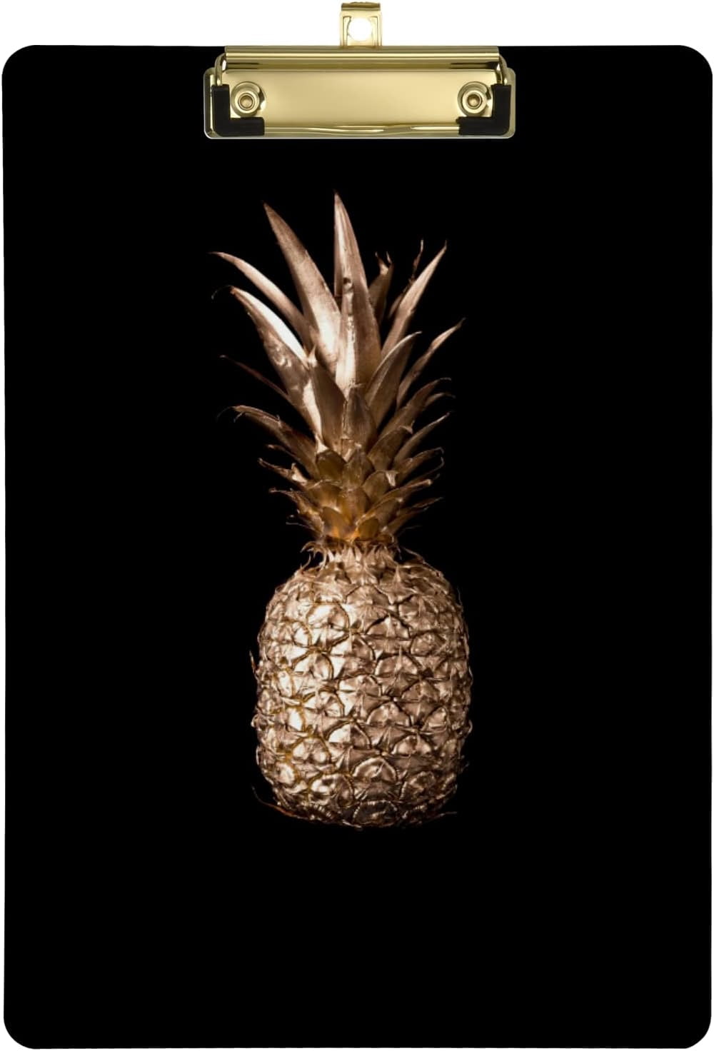 FMSHPON Gold Pineapple Clipboard Hardboard Wood Nursing Clip Board and ...