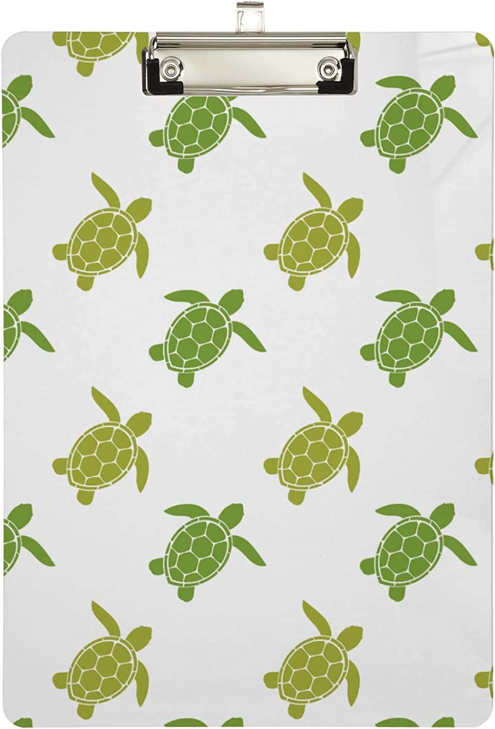 FMSHPON Green Sea Turtles Clipboard Hardboard Wood Nursing Clip Board ...