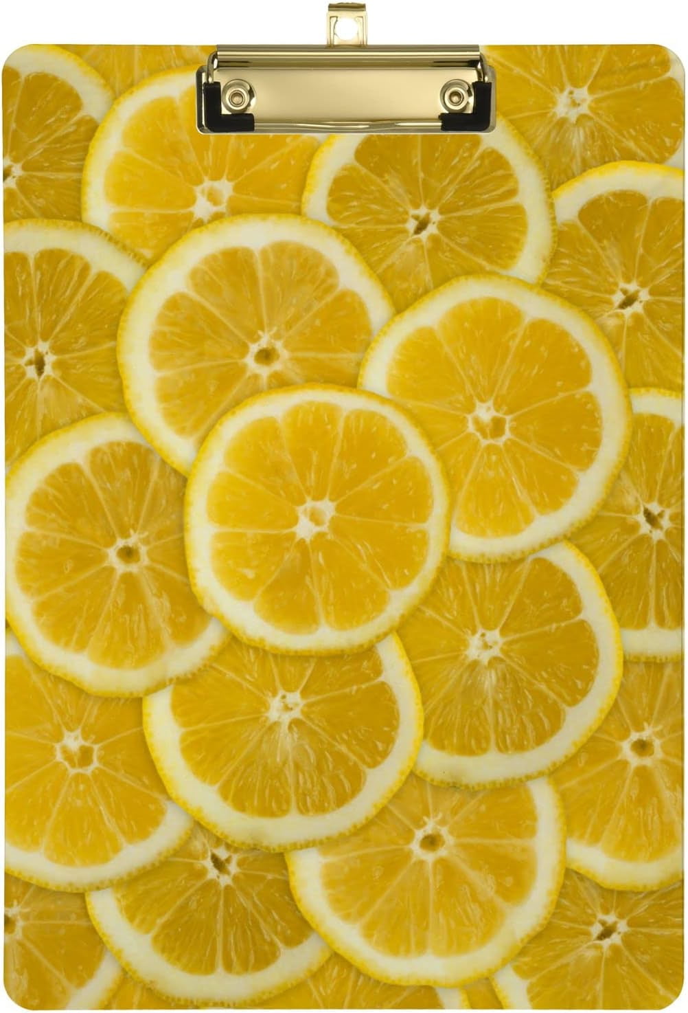 FMSHPON Lemon Slices Clipboard Hardboard Wood Nursing Clip Board and ...