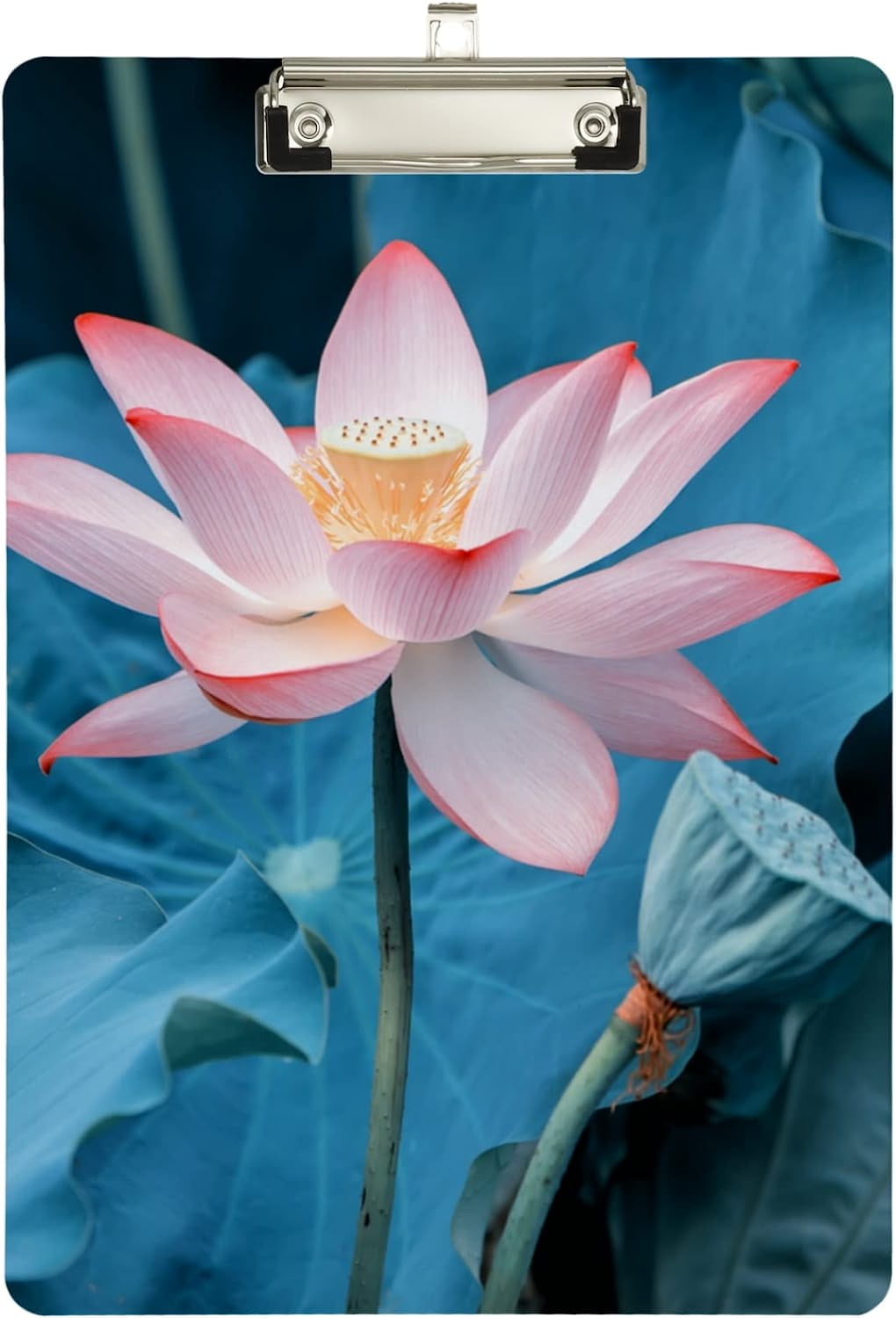 FMSHPON Lotus FlowerPlants Clipboard Hardboard Wood Nursing Clip Board ...