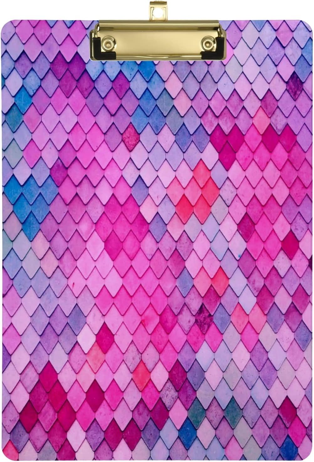 FMSHPON Mermaid Clipboard Hardboard Wood Nursing Clip Board and Pull ...