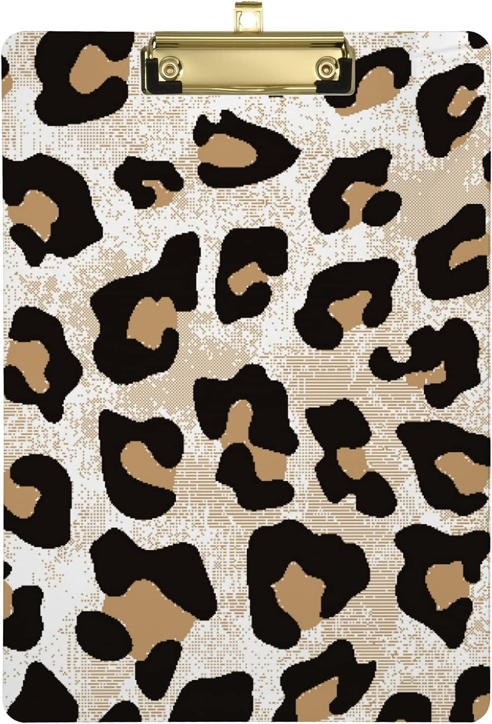 FMSHPON Modern Leopard Pattern Clipboard Hardboard Wood Nursing Clip ...