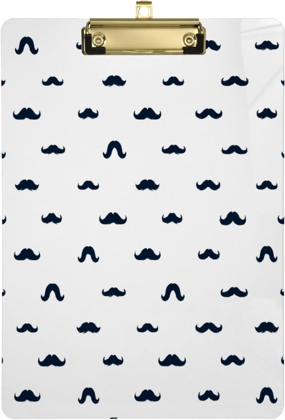 FMSHPON Moustaches Seamless Patterns Clipboard Hardboard Wood Nursing ...