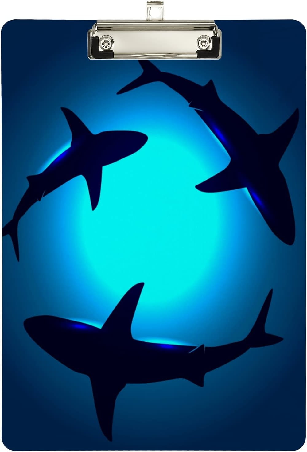 FMSHPON Ocean Sharks Clipboard Hardboard Wood Nursing Clip Board and ...