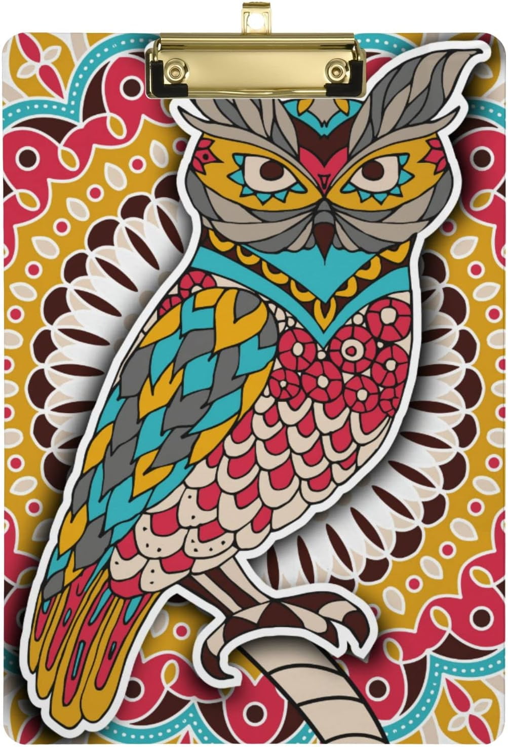 FMSHPON Owl Clipboard Hardboard Wood Nursing Clip Board and Pull for ...