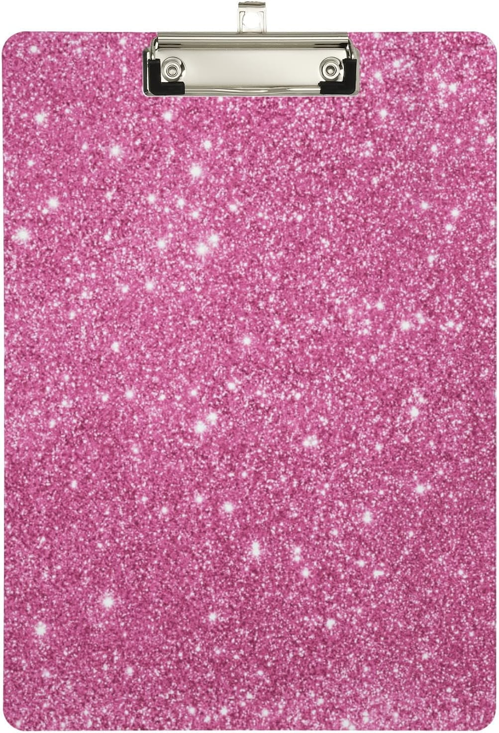FMSHPON Pink Glitter Print Clipboard Hardboard Wood Nursing Clip Board ...