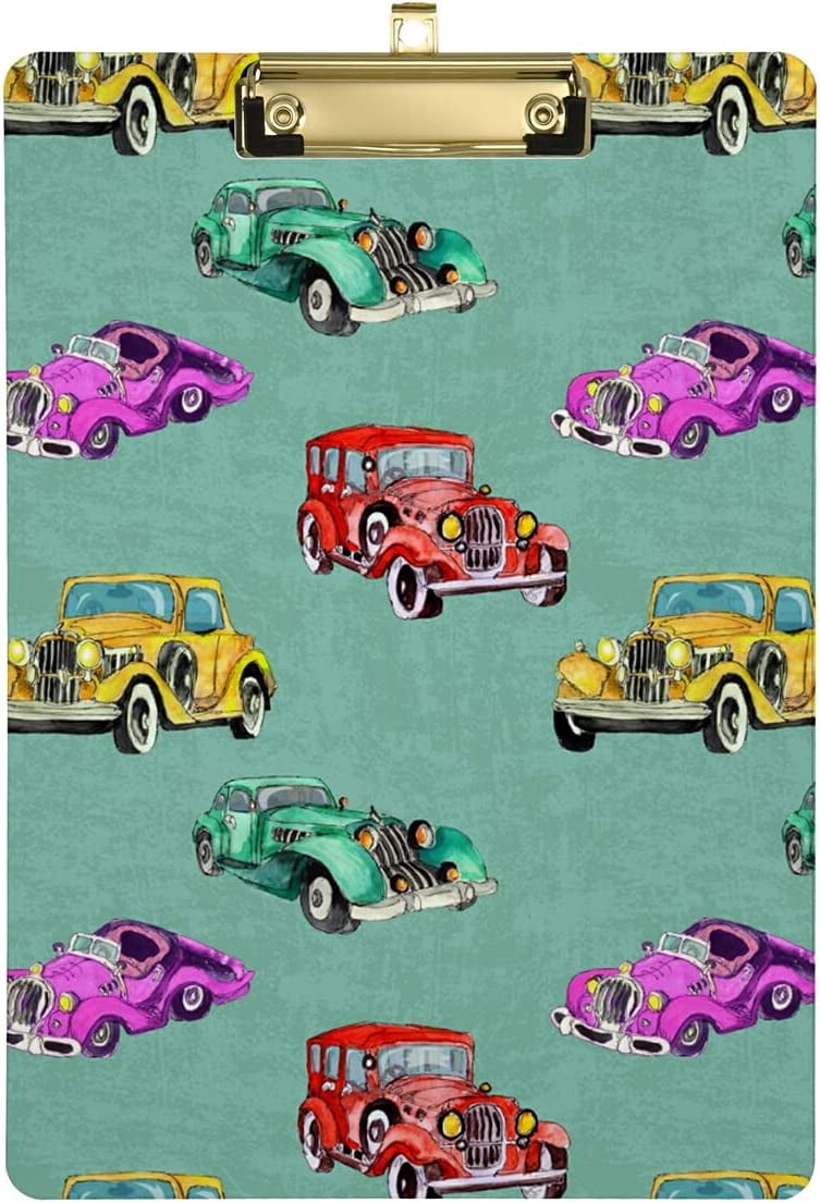 FMSHPON Retro Vintage Car Clipboard Hardboard Wood Nursing Clip Board ...