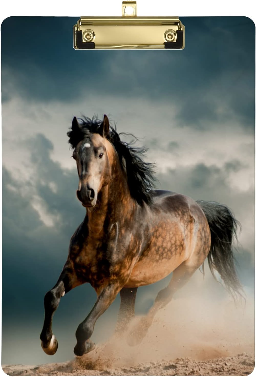FMSHPON Running Wild Horse Clipboard Hardboard Wood Nursing Clip Board ...