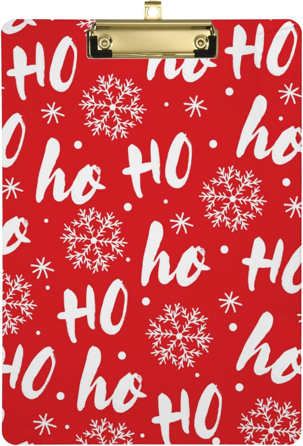FMSHPON Santa Claus Snowflake Christmas Clipboard Hardboard Wood ...