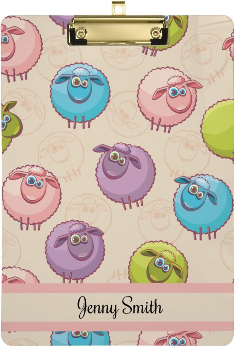 FMSHPON Sheep Clipboard Hardboard Wood Nursing Clip Board and Pull for ...