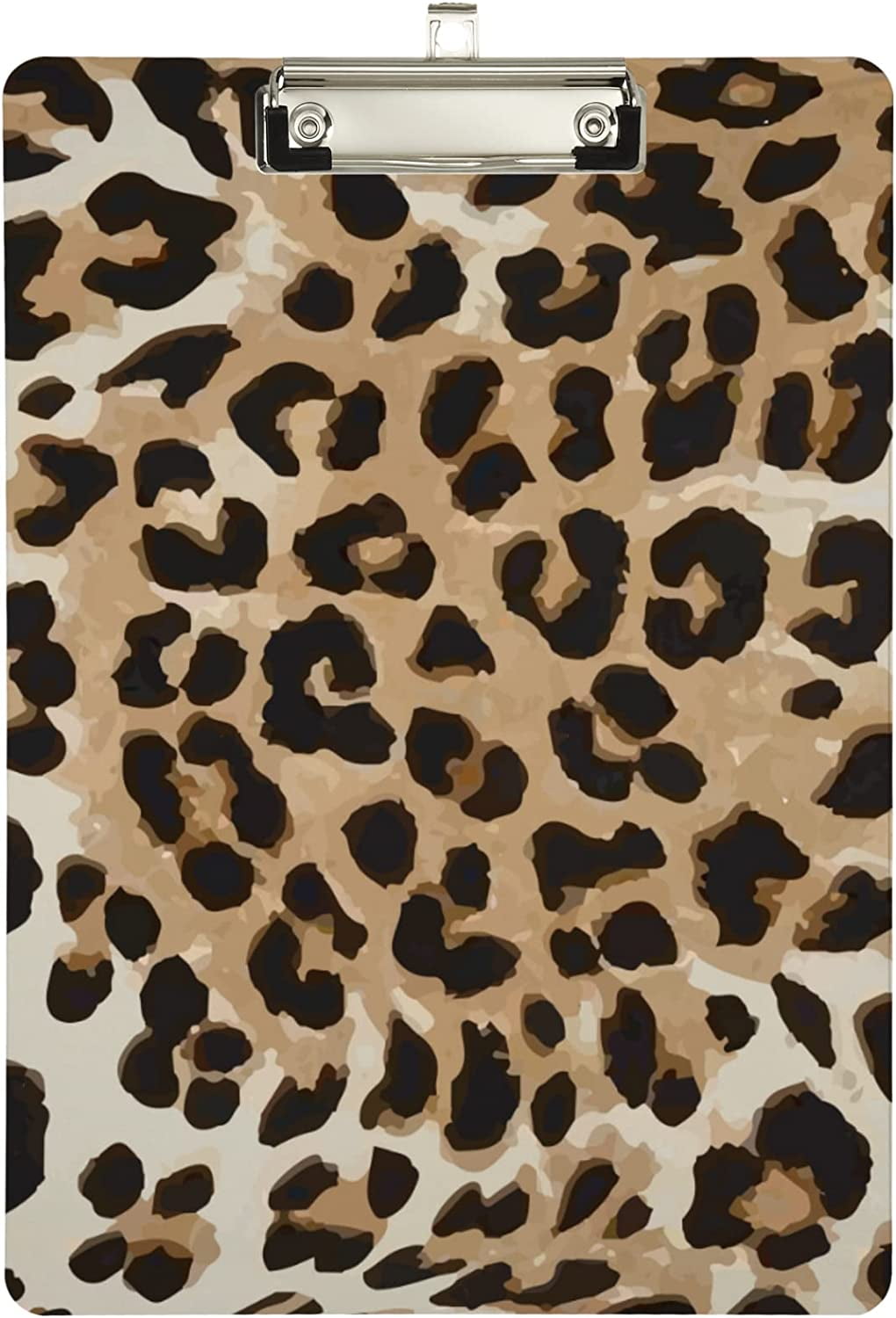FMSHPON Skin Leopard Print Clipboard Hardboard Wood Nursing Clip Board ...
