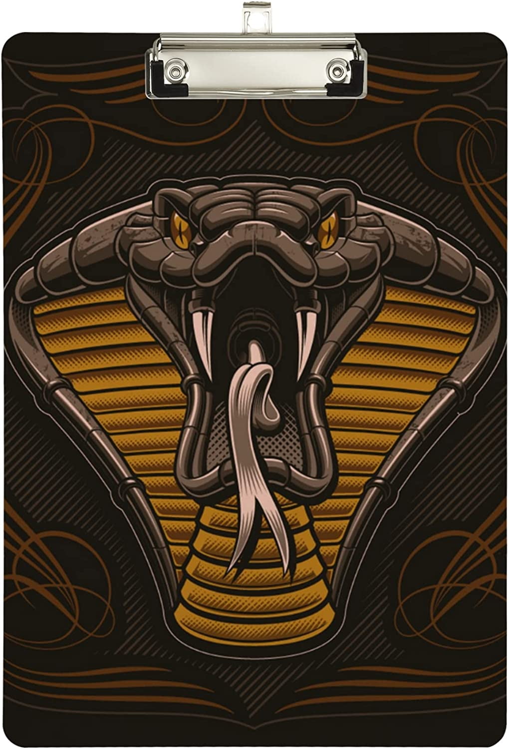 FMSHPON Snake Vintage Elements Clipboard Hardboard Wood Nursing Clip ...