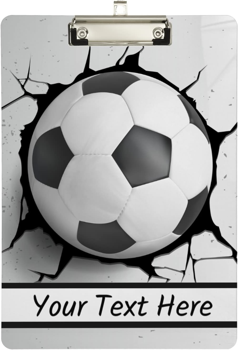 FMSHPON Soccer Clipboard Hardboard Wood Nursing Clip Board and Pull for ...