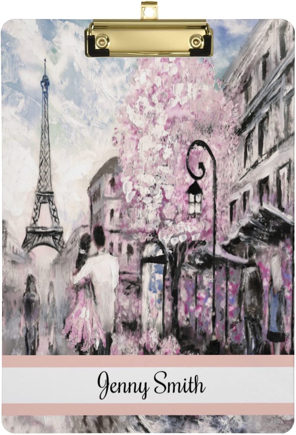FMSHPON Street View Paris Clipboard Hardboard Wood Nursing Clip Board ...