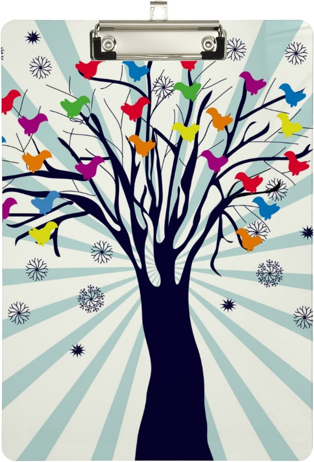 FMSHPON Tree of Life Birds Clipboard Hardboard Wood Nursing Clip Board ...