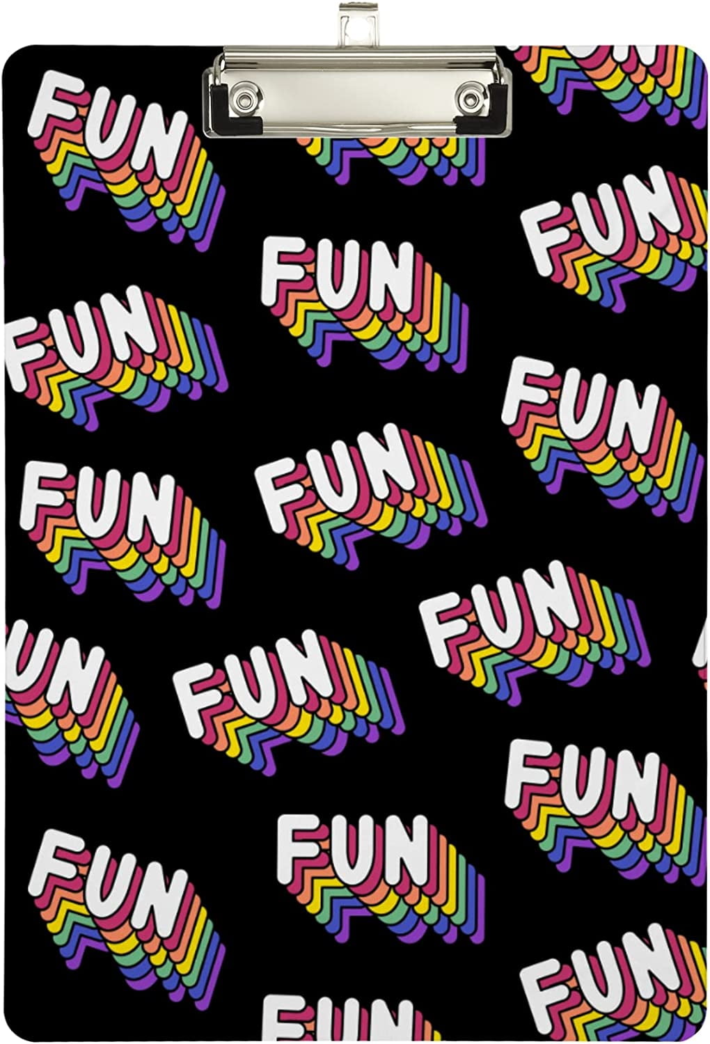 FMSHPON Trendy Fun Pattern Clipboard Hardboard Wood Nursing Clip Board ...