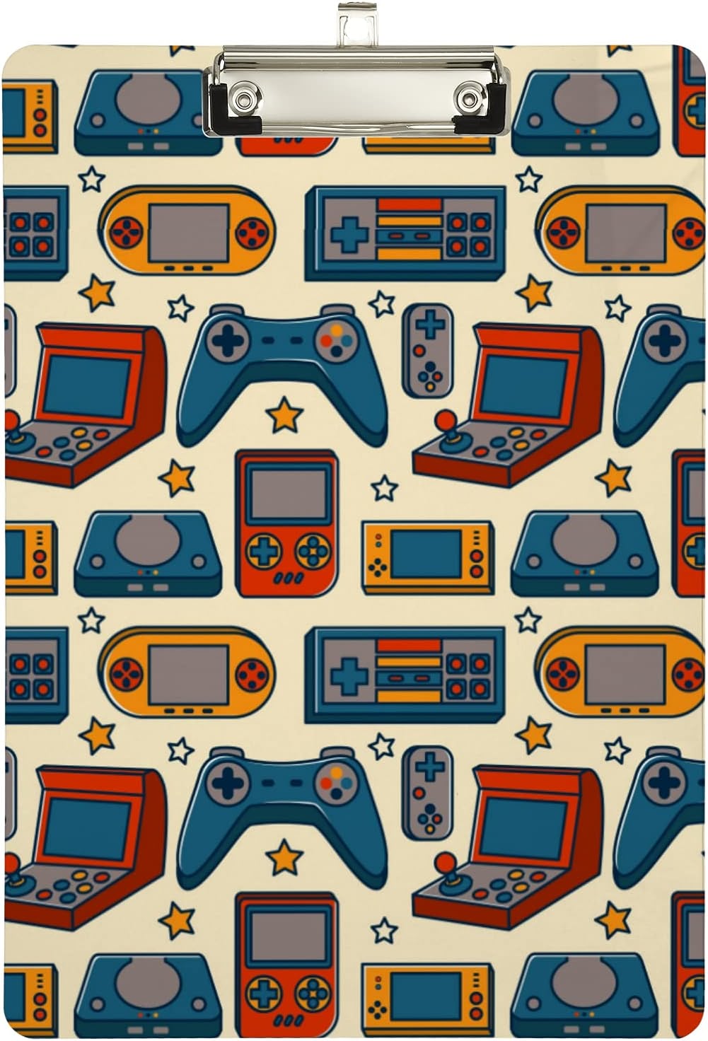 FMSHPON Vintage Video Game Clipboard Hardboard Wood Nursing Clip Board ...
