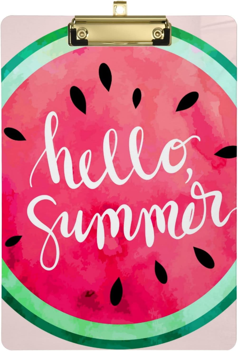 FMSHPON Watermelon Summer Clipboard Hardboard Wood Nursing Clip Board ...