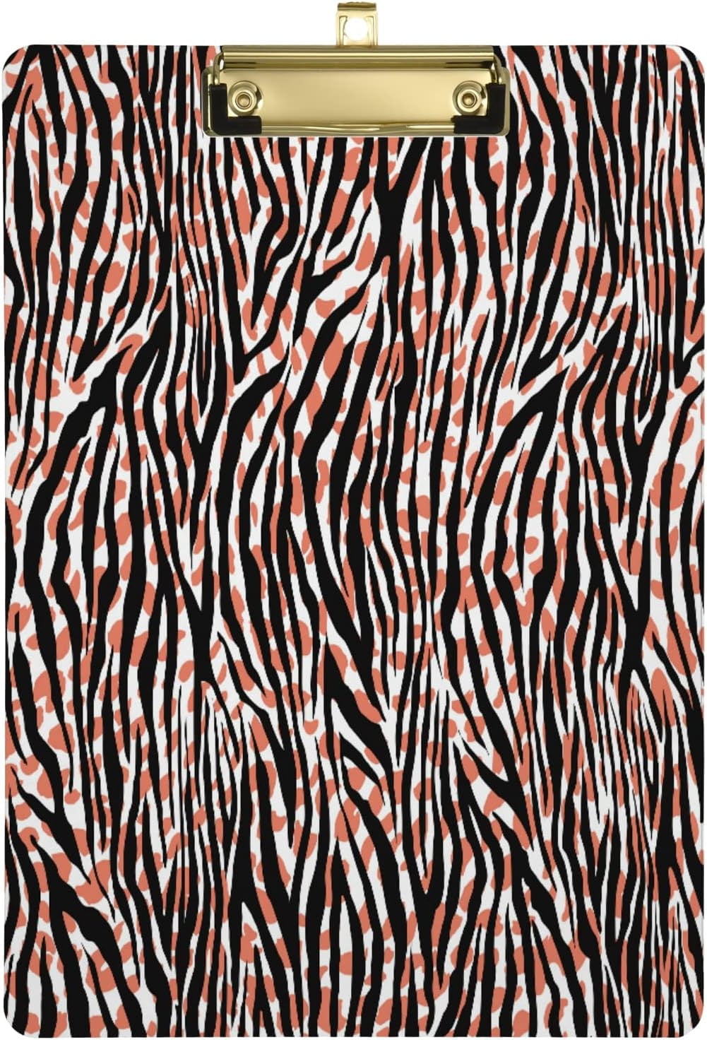 FMSHPON Zebra SkinLeopard Print Clipboard Hardboard Wood Nursing Clip ...