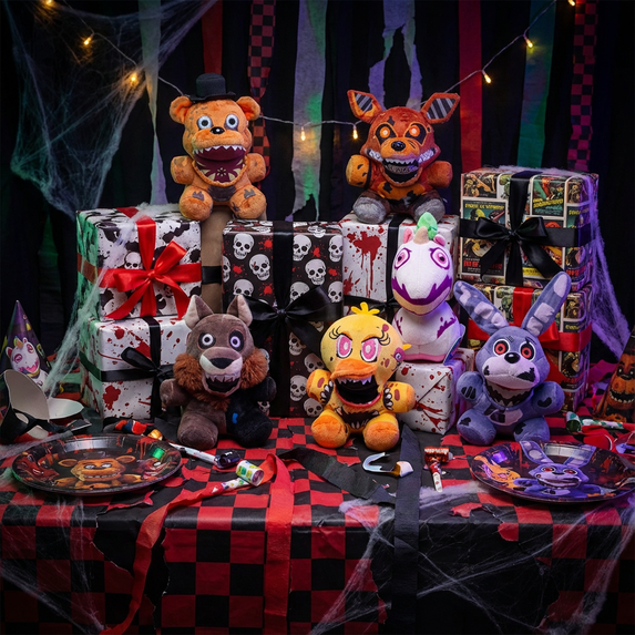 FN-AF Collectible Plush - Freddy, Bonnie, Chica, Foxy, Roxanne Wolf ...