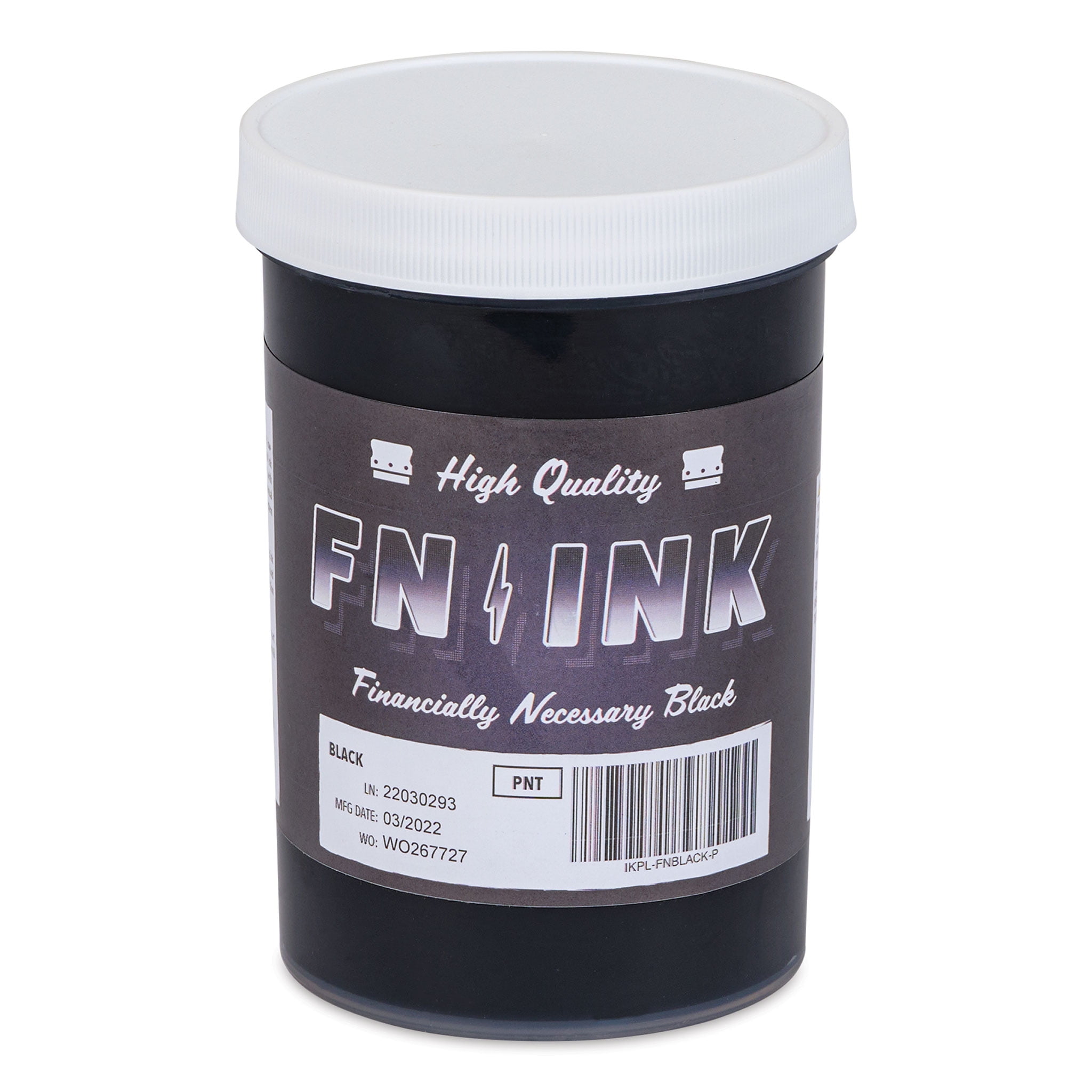 FN Ink Plastisol Screen Printing Ink - Black, Pint - Walmart.com
