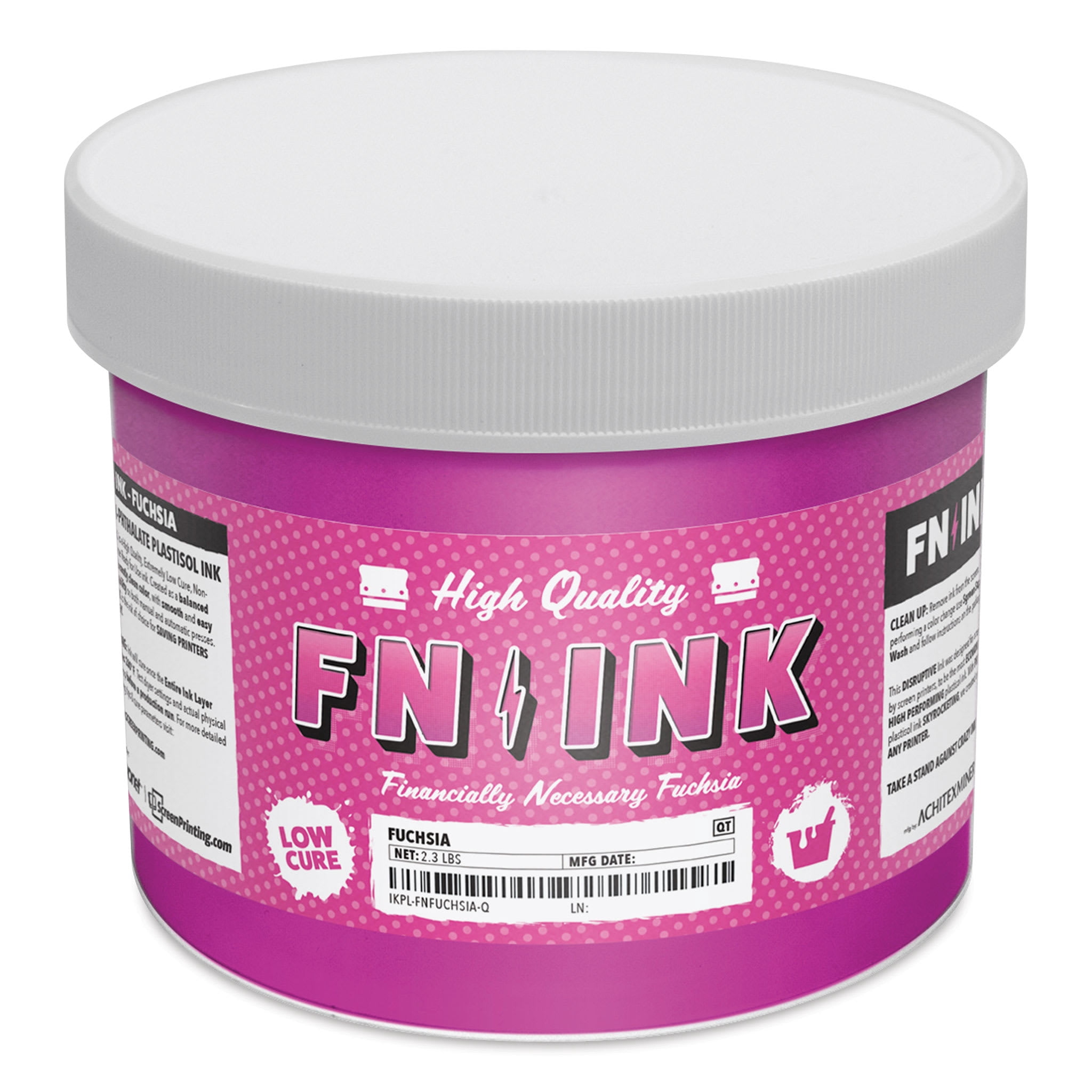 FN Ink Plastisol Screen Printing Ink - Fuchsia, Quart - Walmart ...