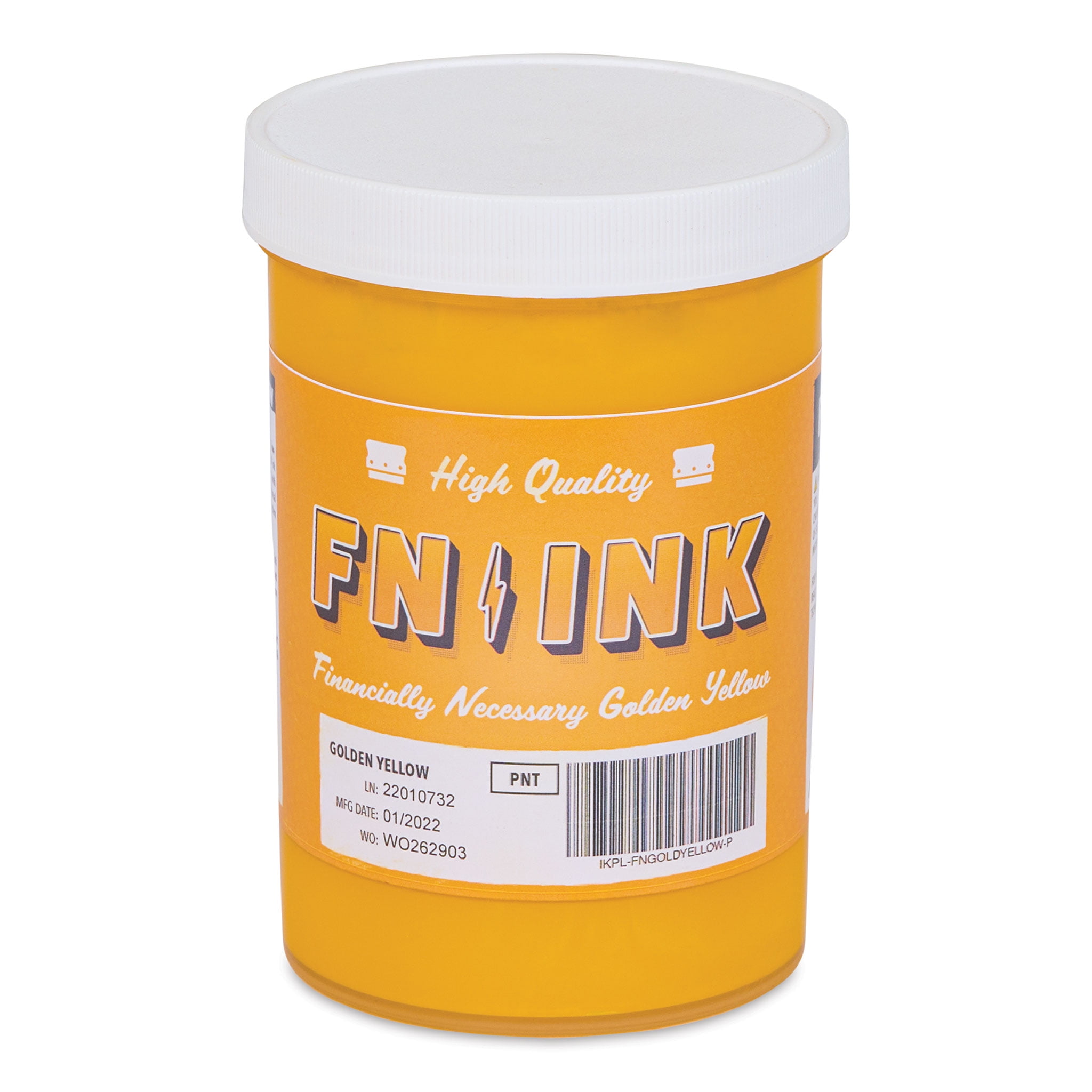 FN Ink Plastisol Screen Printing Ink - Golden Yellow, Pint - Walmart.com
