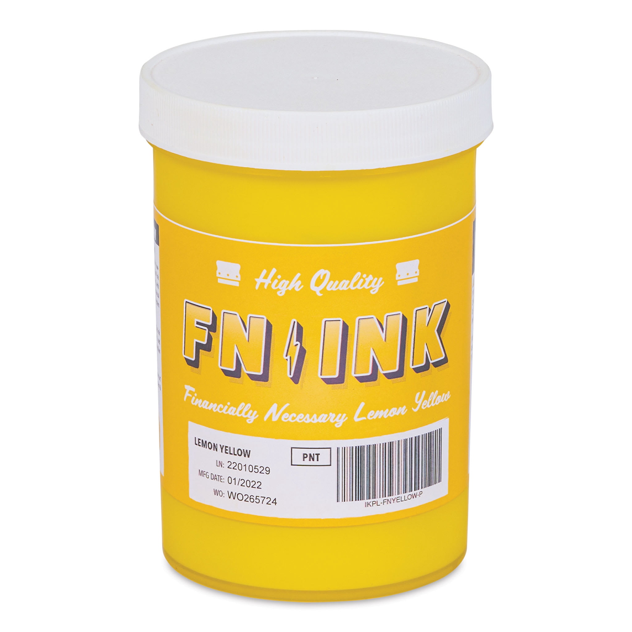 FN Ink Plastisol Screen Printing Ink - Lemon Yellow, Pint - Walmart.com