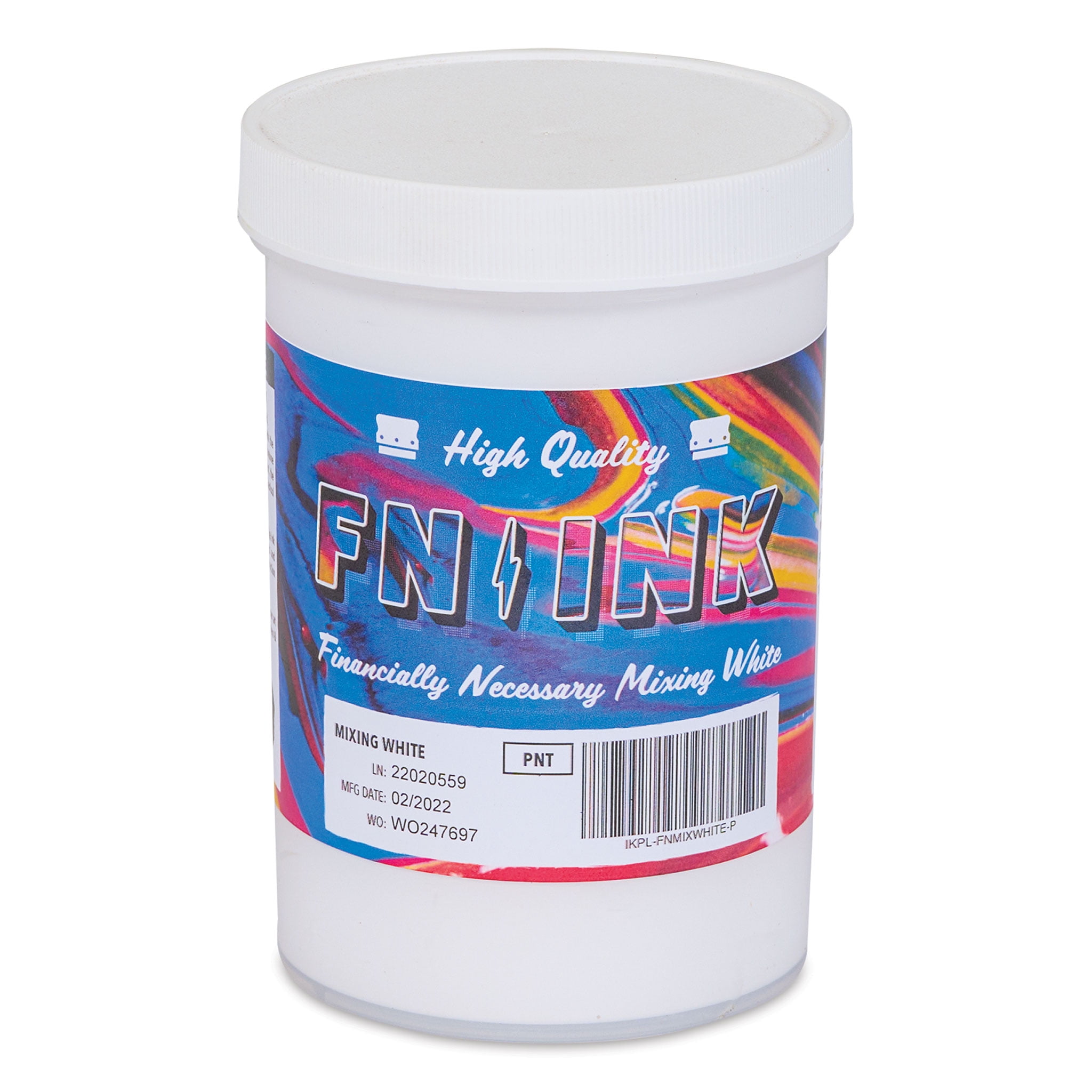 FN Ink Plastisol Screen Printing Ink - Mixing White, Pint - Walmart.com