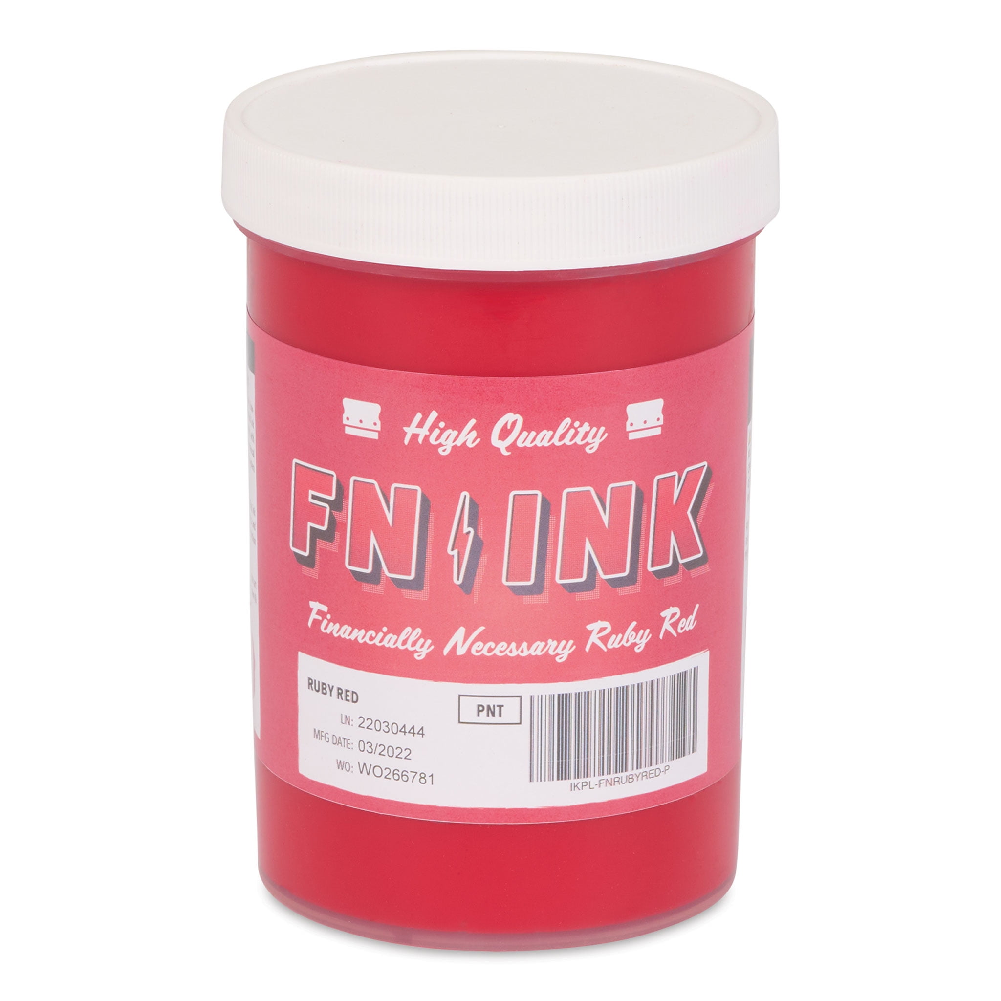 FN Ink Plastisol Screen Printing Ink - Ruby Red, Pint - Walmart.com
