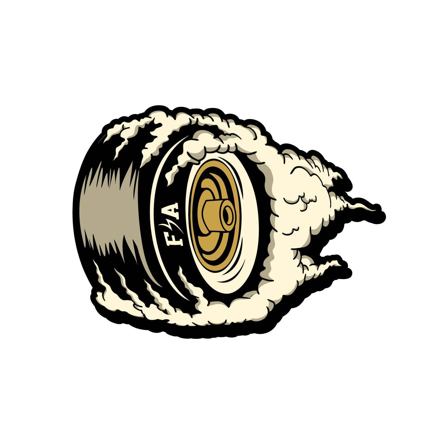 FNA Burnout - Sticker - Walmart.com