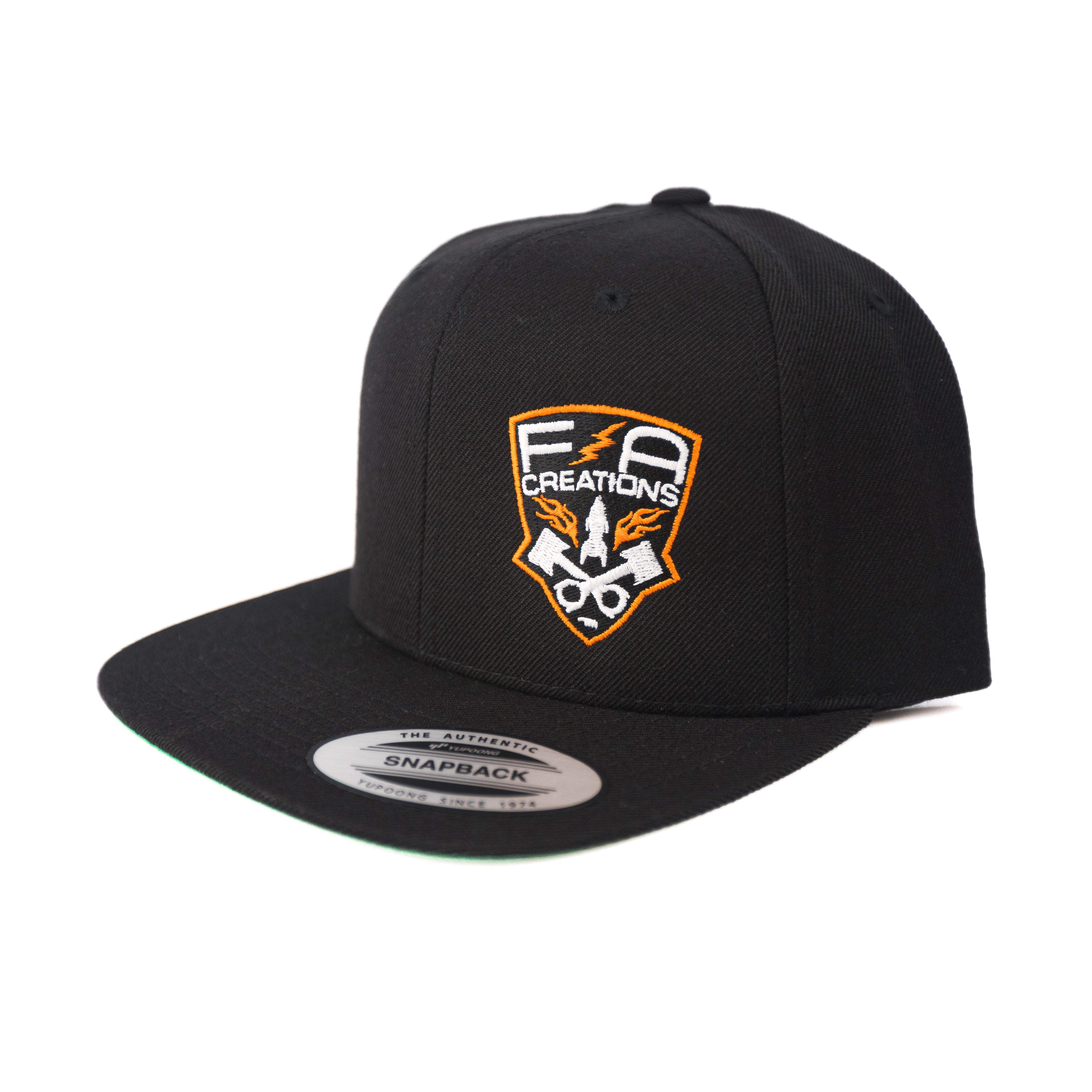 FNA Creations Flat Brim Snap Back Hat - Walmart.com
