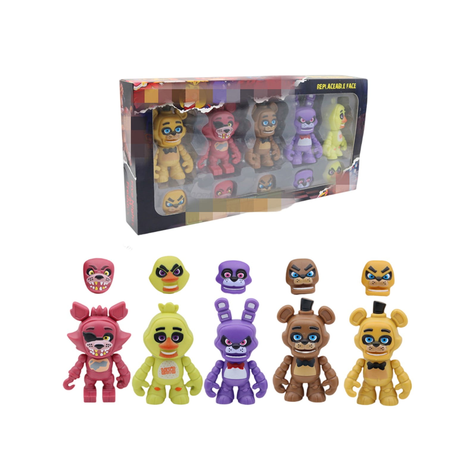 FNAF Action Figures, Set of 5 PCS - Five Nights at Freddy's Action ...