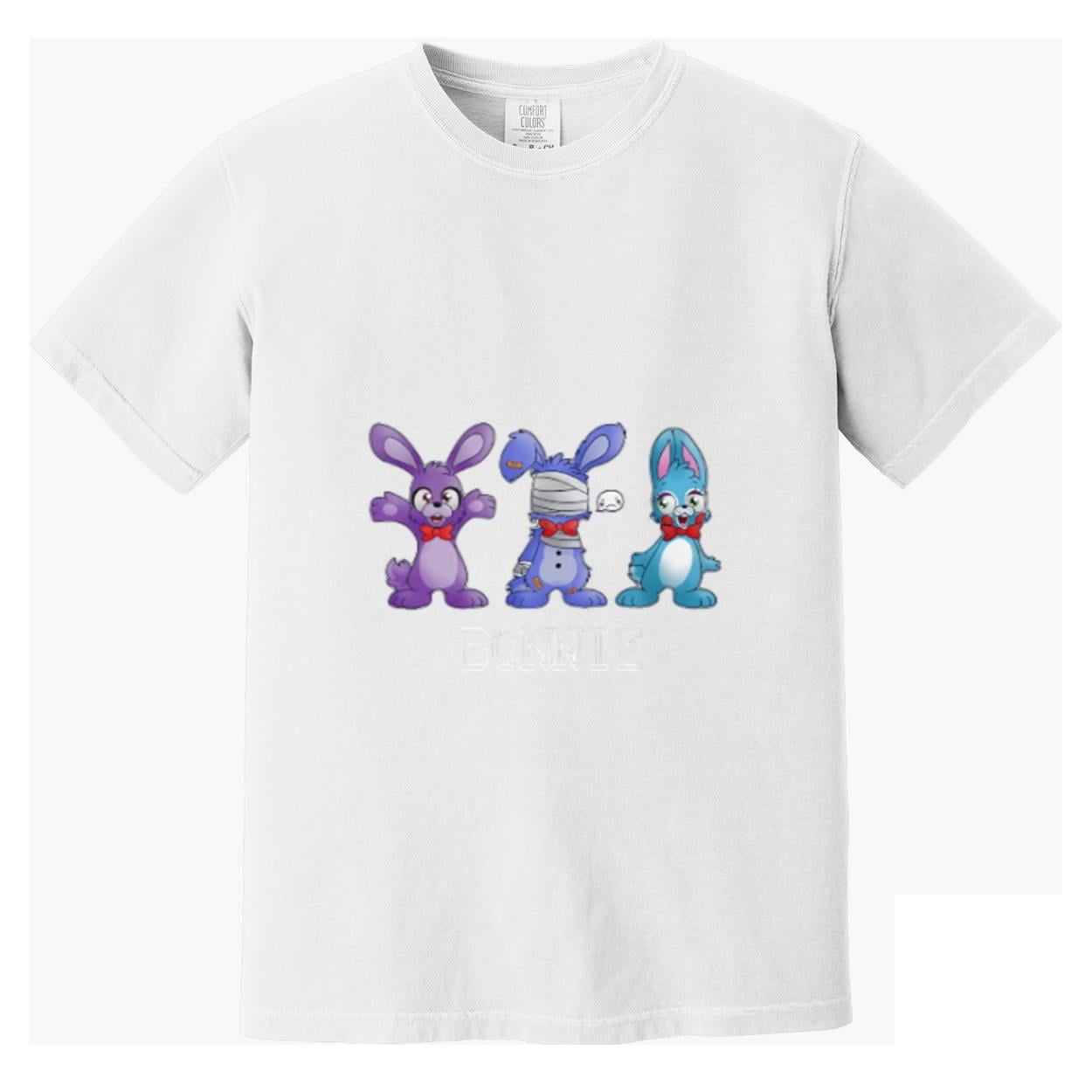 FNAF Bonnie Retro Horror Game Graphic Scary Fan Vibe Comfort Color T ...