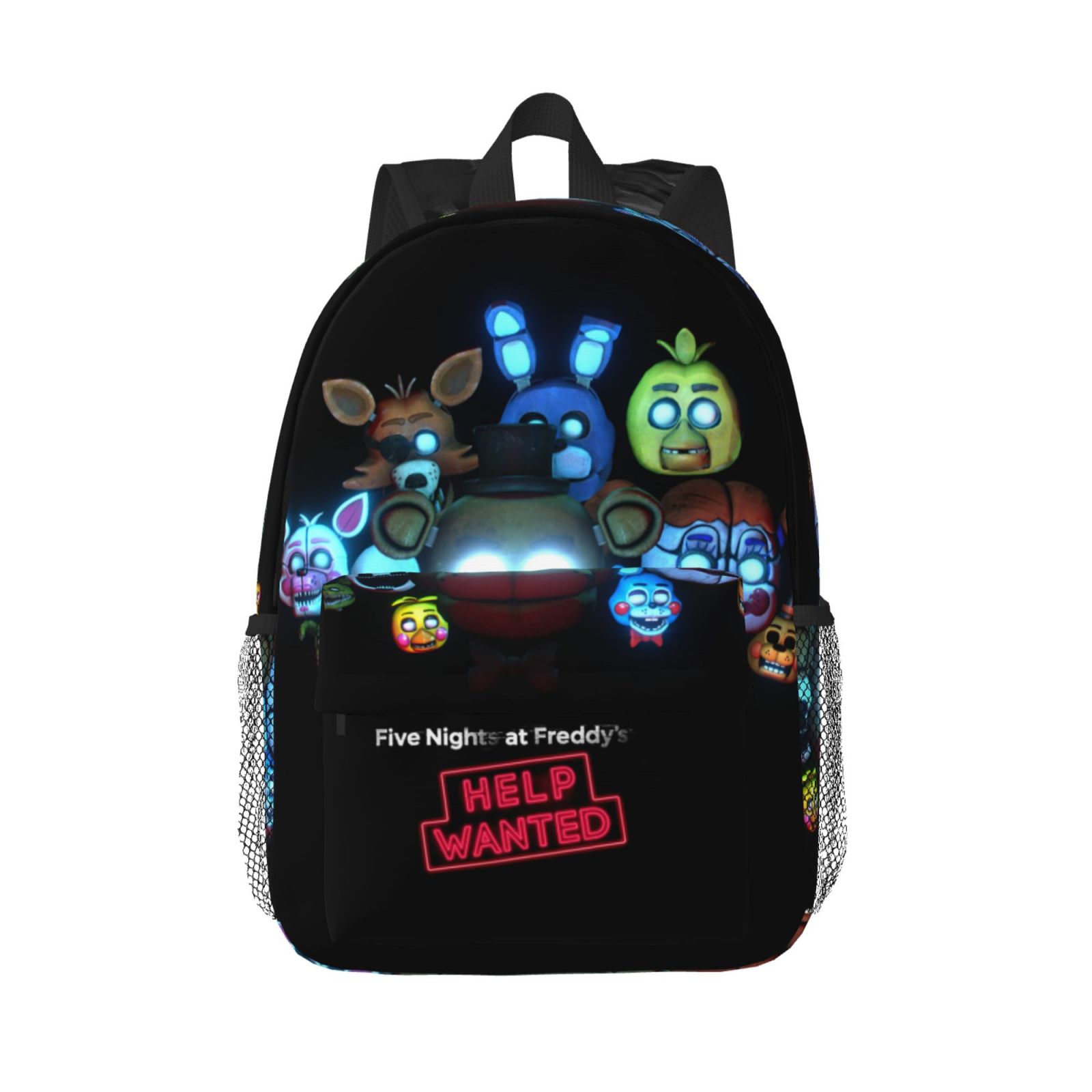 FNAF Five Night At Fredd y Backpack 15 inch Bag Lightweight Travel Bag ...