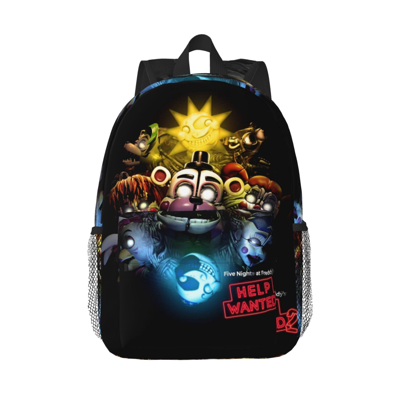 FNAF Five Night At Fredd y Backpack 15 inch Bag Lightweight Travel Bag ...