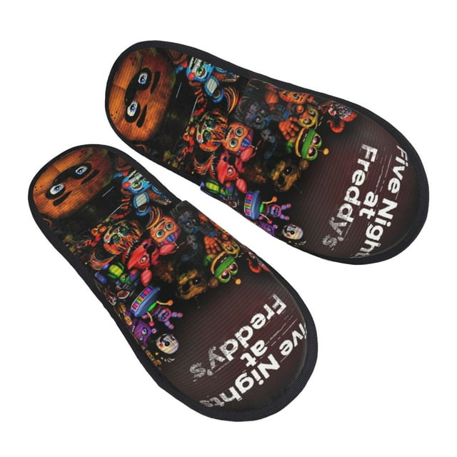 FNAF Five Night At Freddy Home Slipper Non Slip Cotton Slipper With ...