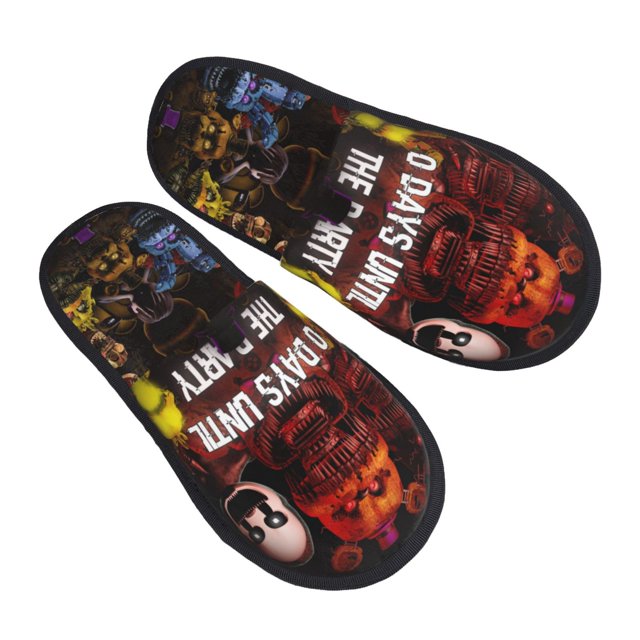 FNAF Five Night At Freddy Home Slipper Non Slip Cotton Slipper With ...