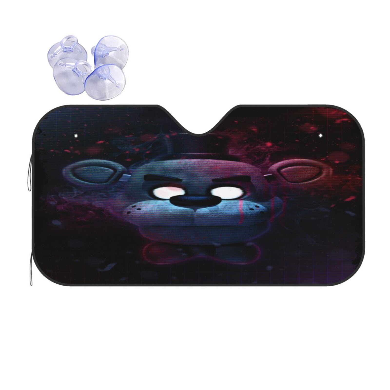 FNAF Five Night At Freddy Cartoon Car Windshield Sunshade Foldable Keep ...