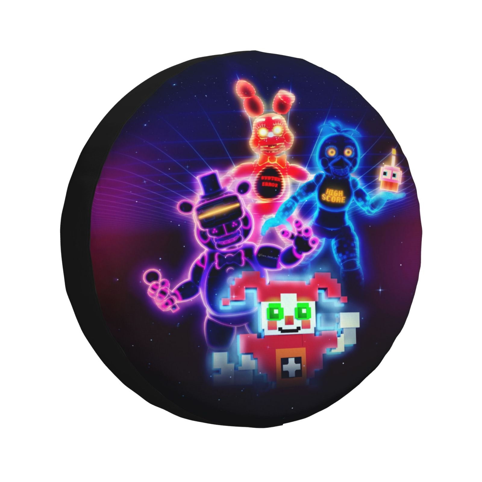 FNAF Five Night At Freddy Spare Tire Cover Waterproof Dust-Proof Tire ...