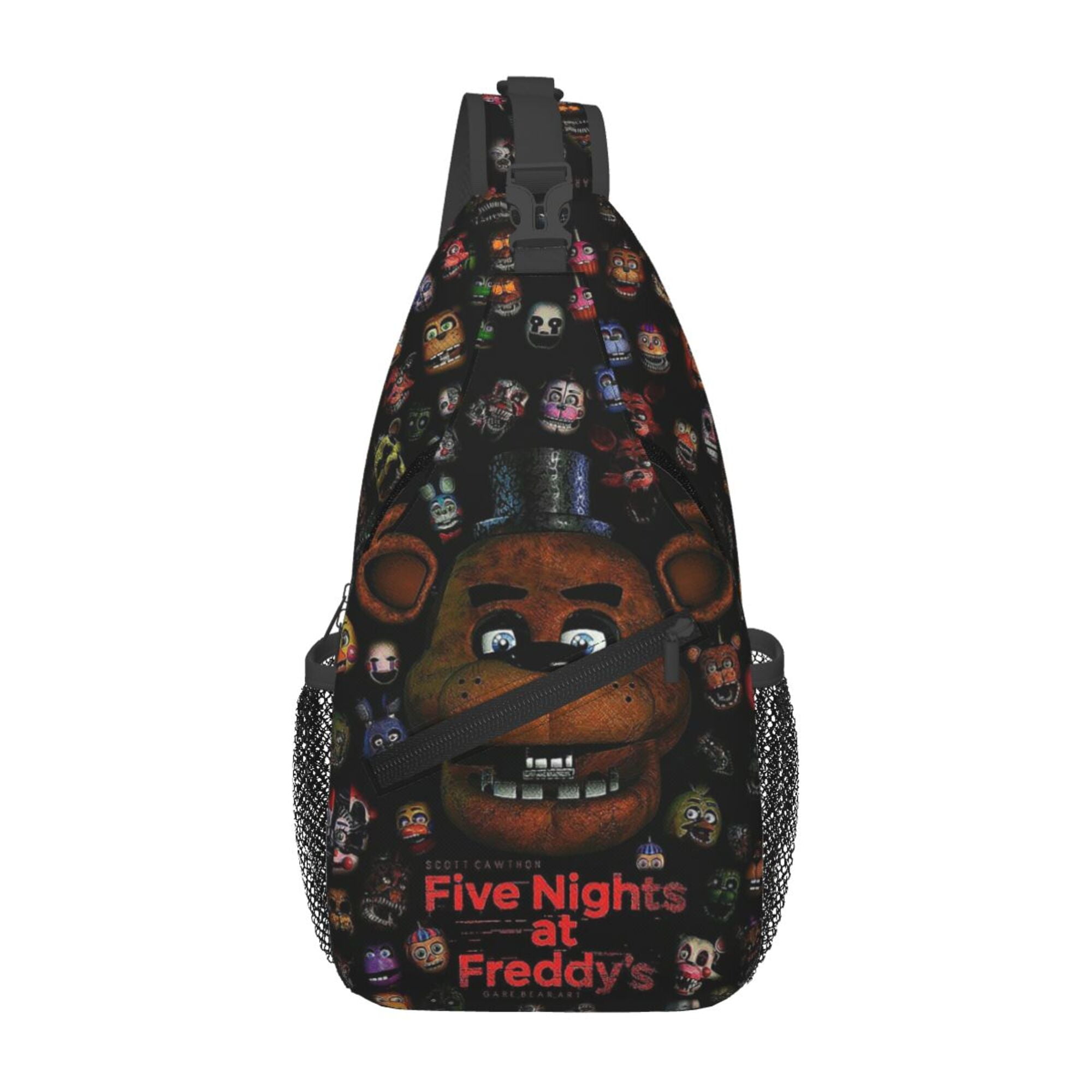 FNAF Freddy's Crossbody Shoulder Bag Backpack Sling Cross Chest Bag ...