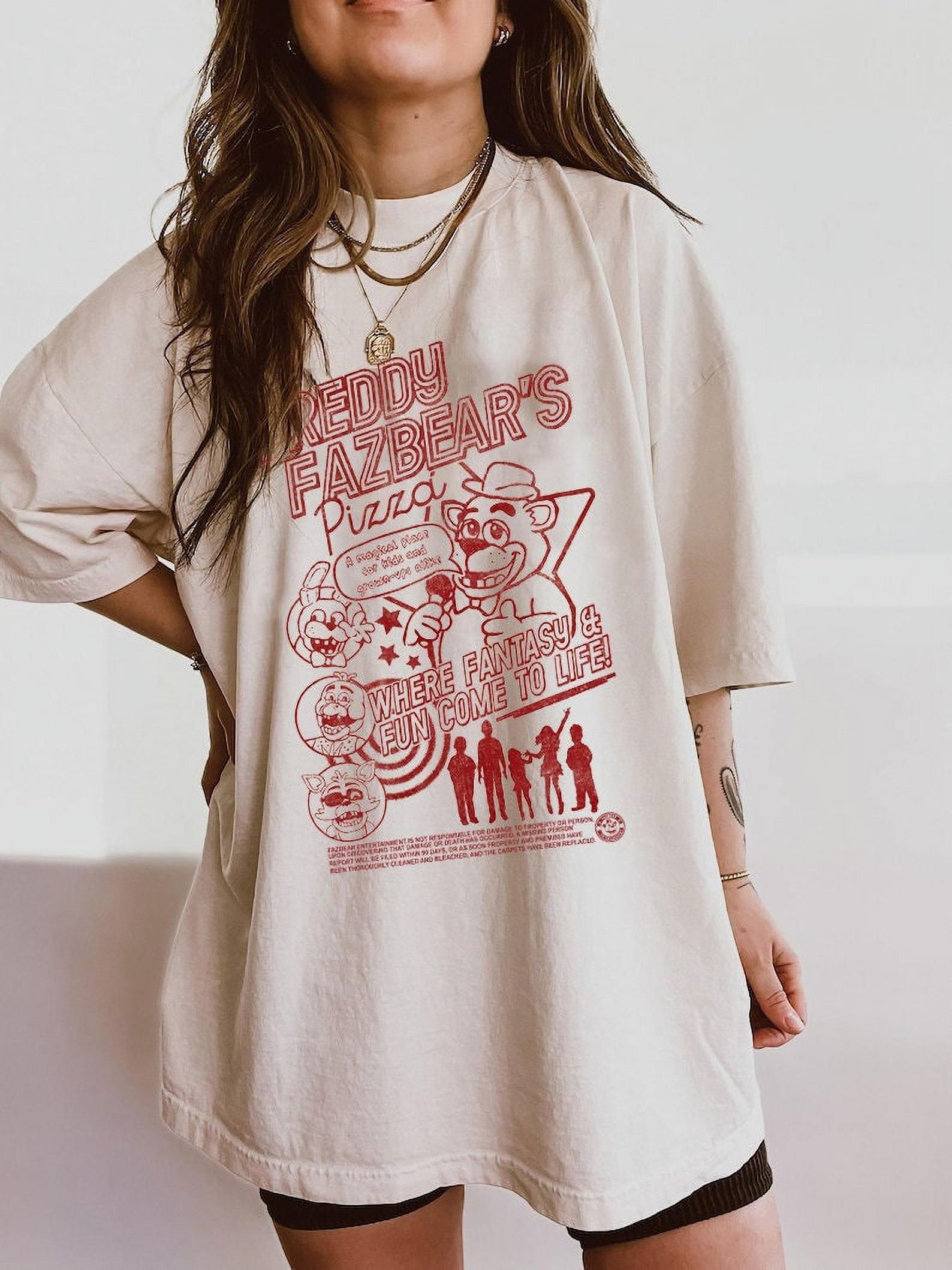 FNAF Freddy's Pizza Vintage Inpsired Tee, Freddy's Pizza Aesthetic ...